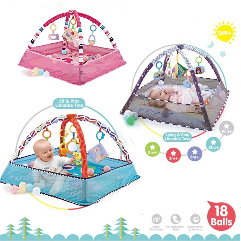 Baby Fitness Frame Crawling Game Blanket Multifunctional Educational ...