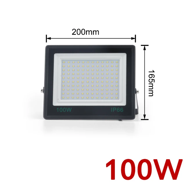 300W LED Floodlight 220V Outdoor Lighting IP67 High quality Tempered ...