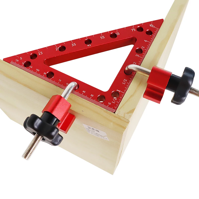 Woodworking-150mm-Triangle-Ruler-90-Degree-L-Shaped-Right-Angle-Clamp ...