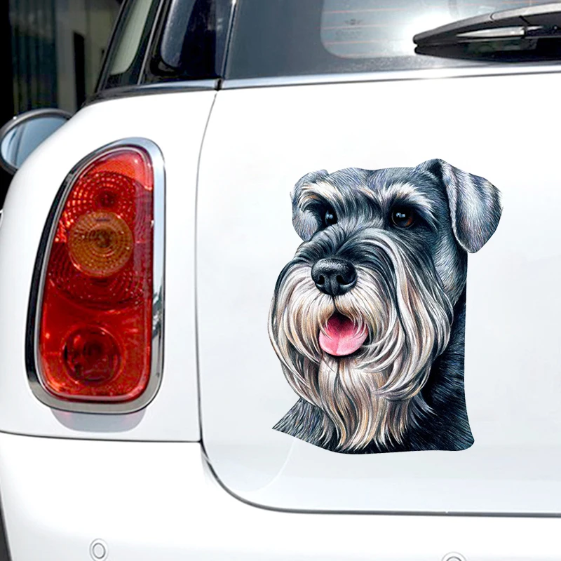 Schnauzer 17cm\20cm Self-adhesive Decal Car Sticker Waterproof Auto ...