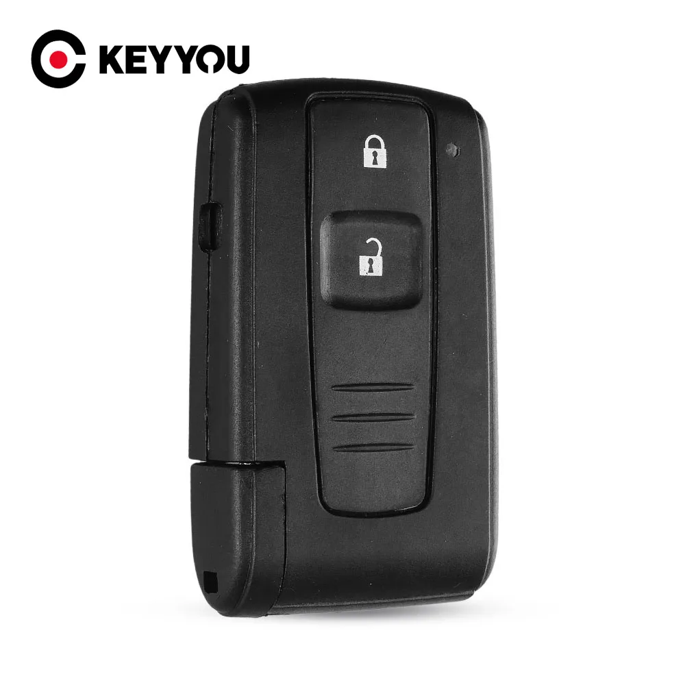 KEYYOU 2 BUTTON REMOTE KEY CASE FOR TOYOTA PRIUS COROLLA VERSO TOY43 ...