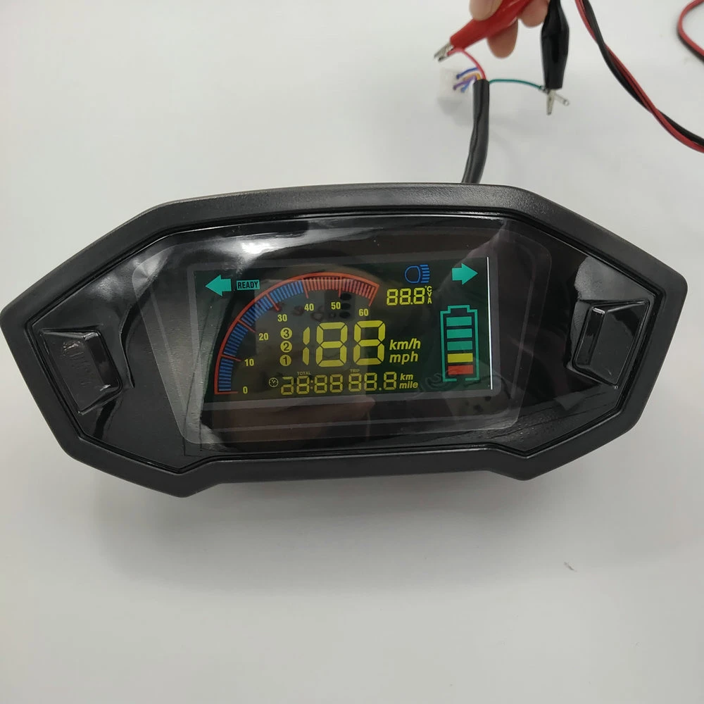 Speedometer Lcd Display 48 72v Gauge For Electric Scooter MTB ...