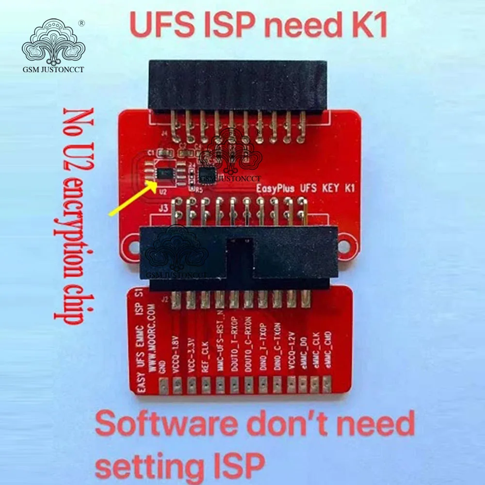 Easyplus UFS key EMMC ISP 2 in 1 adapter ( No encrypted IC )-阿里巴巴