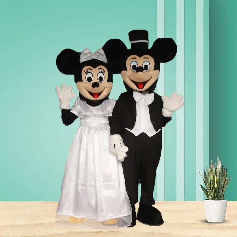 Mickey Minnie Mouse Walking Doll Wedding Celebration Giant Walk Dolls ...