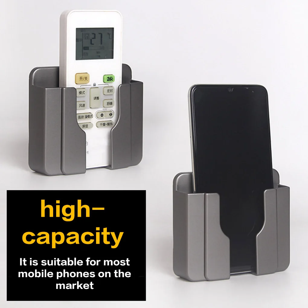 Wall Mounted Organizer Storage Box Remote Control Mounted Mobile Phone ...