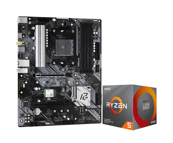 B550 Motherboard With WiFi ASRock B550 Phantom Gaming 4/ac Motherboard ...