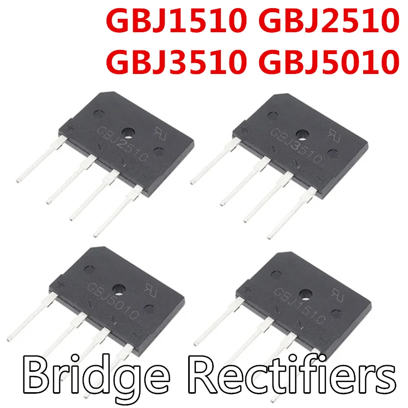 (5-10)pcs/lot Gbj1510 Gbj2510 Gbj3510 Gbj5010 Bridge Rectifiers For ...