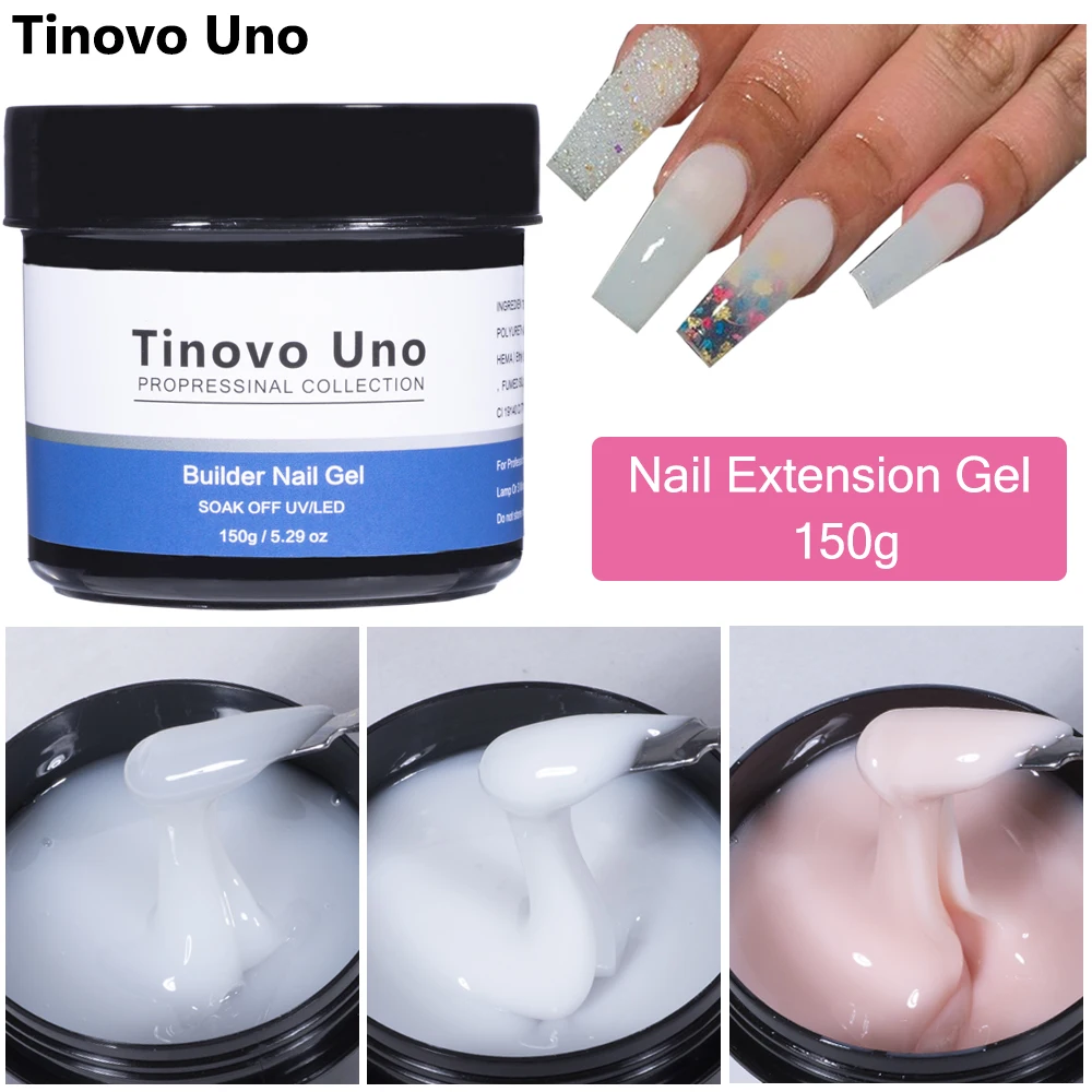 Tinovo Uno Poly Nail Gel French Manicure Builder UV Gel for Extension ...
