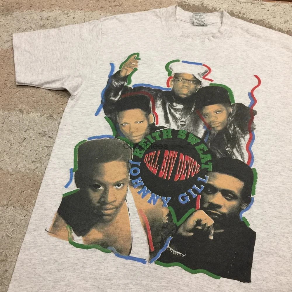 30％割引ブルー系,XL(LL)【2021 新作】 BELL BIV DEVOE ツアーT XLサイズ ヴィンテージ Tシャツ/カットソー ...
