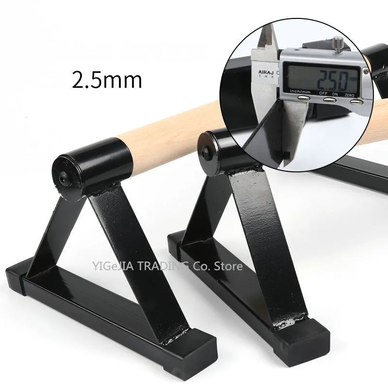 Push-Up Stand, Beech Upside Down Parallel Bars Fitness Equipment ...