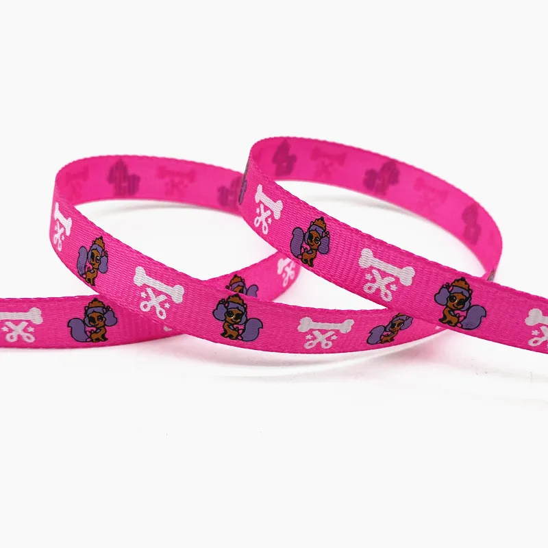 5 Yards 10mm Pet Ribbon Printed Animal Grosgrain Ribbons for Gift ...
