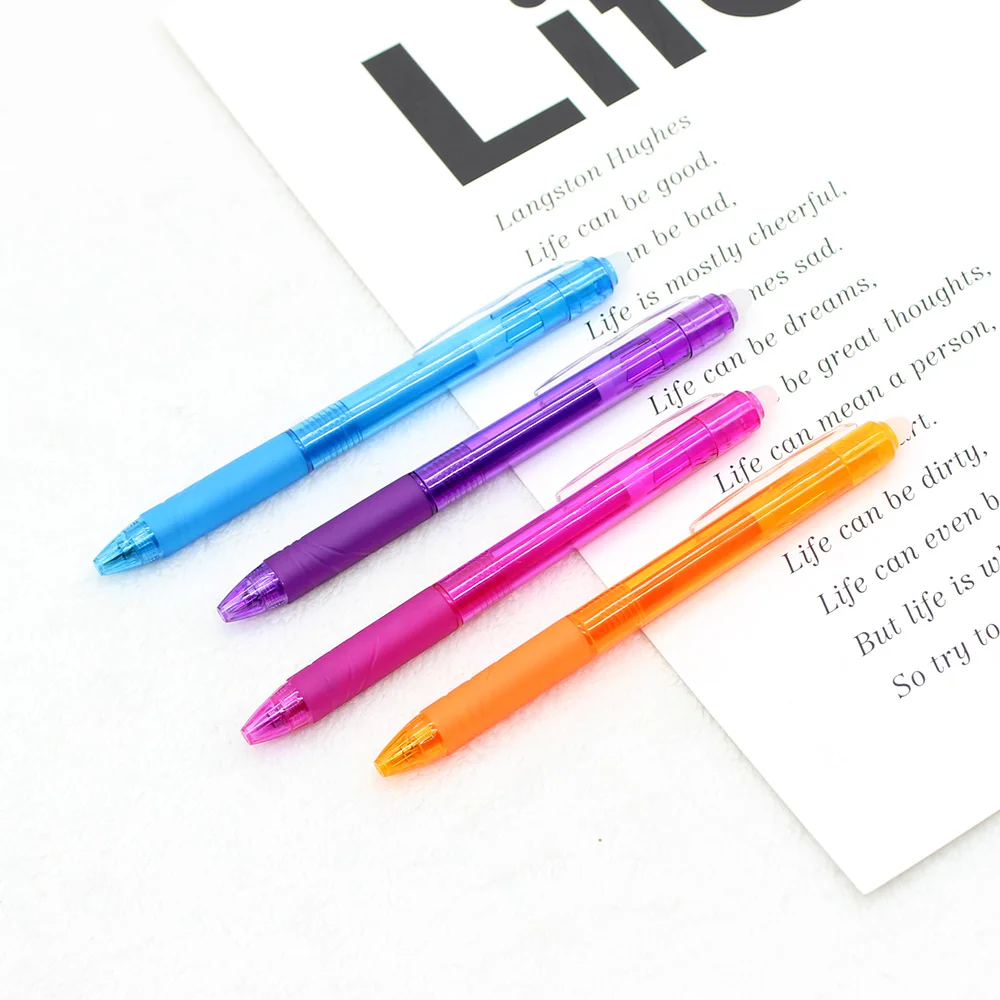 Stylo,Ensemble de stylos à bille rétractables de 8 couleurs,stylo ...