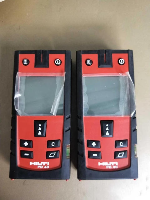 Hilti PD 40 200m Laser Range Meter P/N 30399 W/ Pouch Inox, 45% OFF
