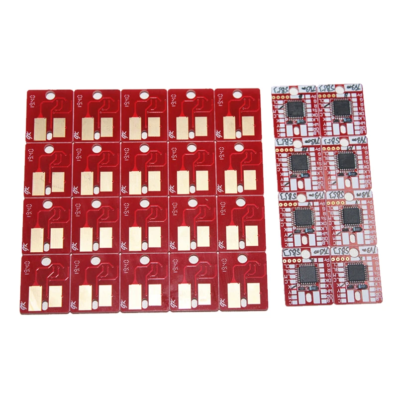 4 Colors Eco Solvent Plotter Mimaki Permanent Chip Jv150 Jv300 Ink ...