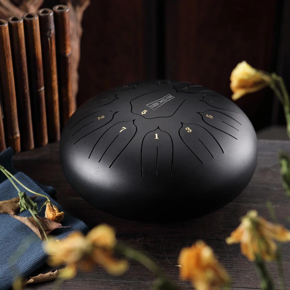 12 inch 8/11 Tone Tongue Drum Steel Tongue Drum Mini Hand Pan Drums ...