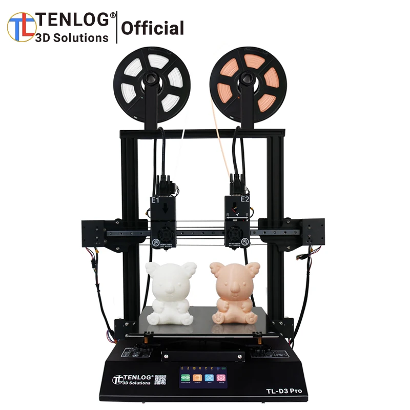 New TENLOG TL-D3 PRO With TMC2208, Independent Dual Extruder 3D Printer ...