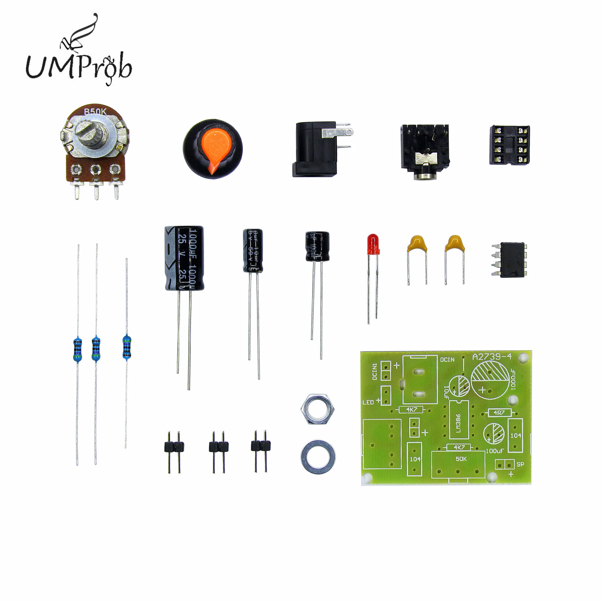 Lm386 Amplificador Module Board 3-12v M386 Super Mini Audio Amplifier ...