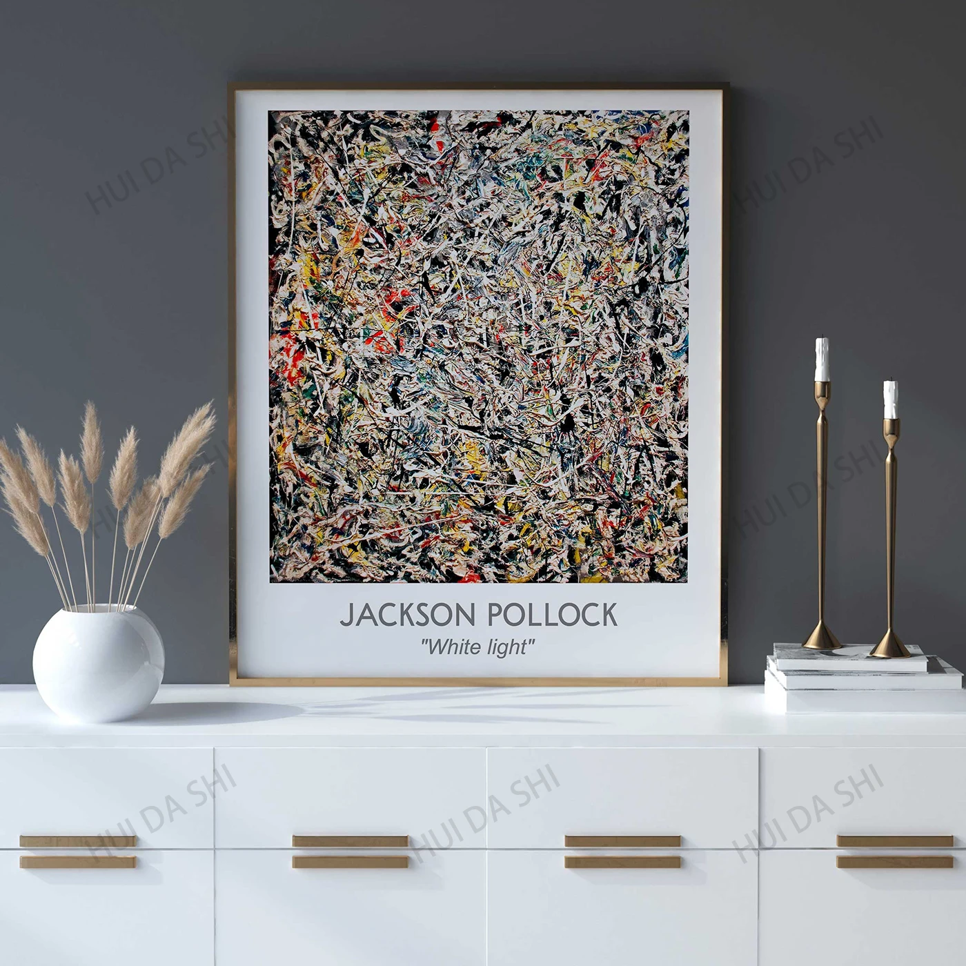 Jackson Pollock White Light