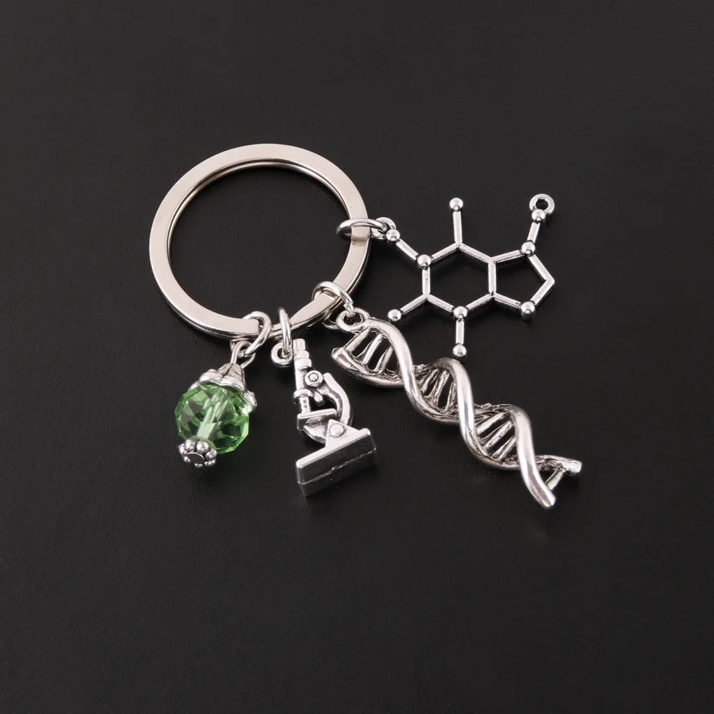 NEW-Science-Jewelry-Microscopes-DNA-Doctor-Pendants-Neuron-Key-Chains ...