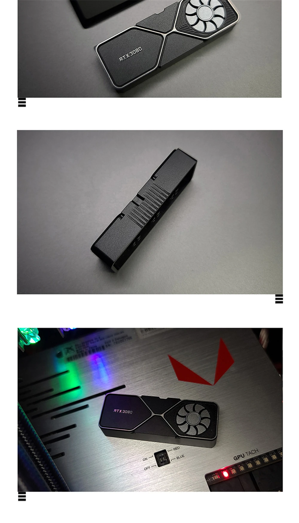 RTX3080 Key Caps Shift Tastatur Kappe Keycap NVIDIA 3080 Grafikkarte ...