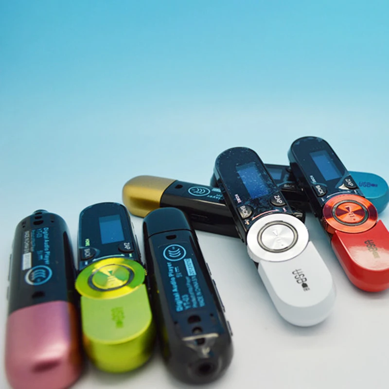 MP3 Music FM Radio Players USB LCD Screen16GB Support Flash TF Player ...