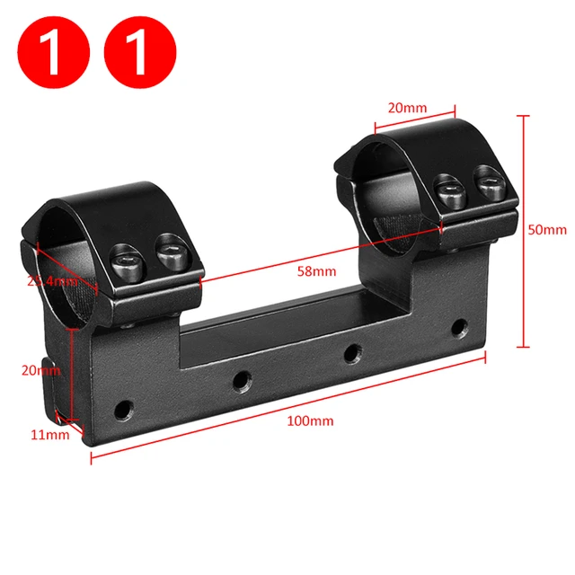 FIRE WOLF Scope Mount Ring 25.4mm/30mm Hunting Airsoft Accessories ar15 ...