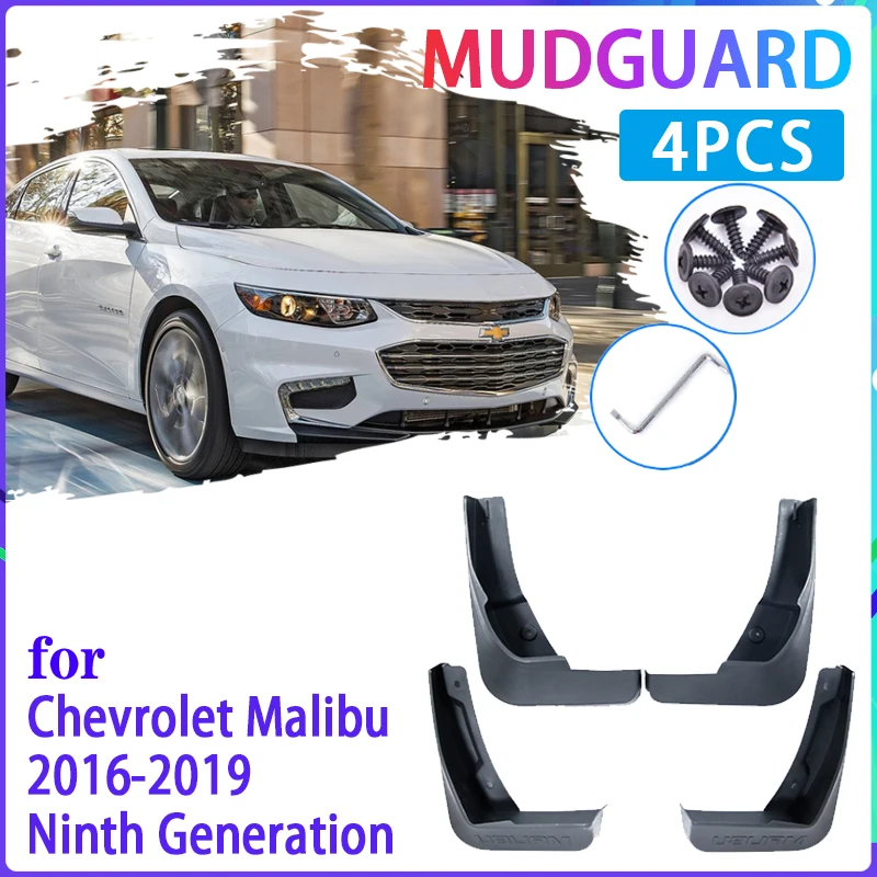 4-PCS-Car-Mud-Flaps-for-Chevrolet-Malibu-2016-2019-Mk9-2017-2018 ...
