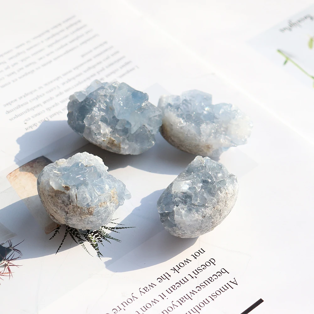 Natural Celestite Blue Crystal