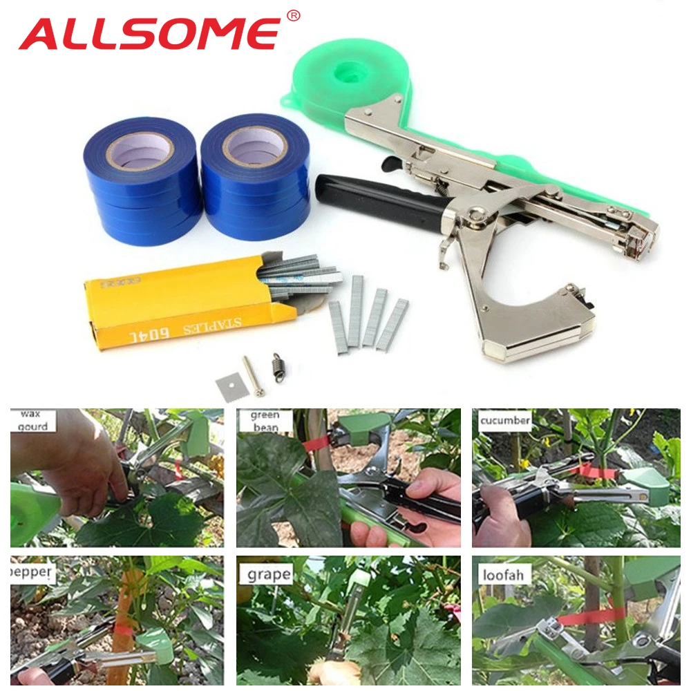 Allsome Garden Tool Plant Tying Tapetool Tapener Machine Branch Hand ...