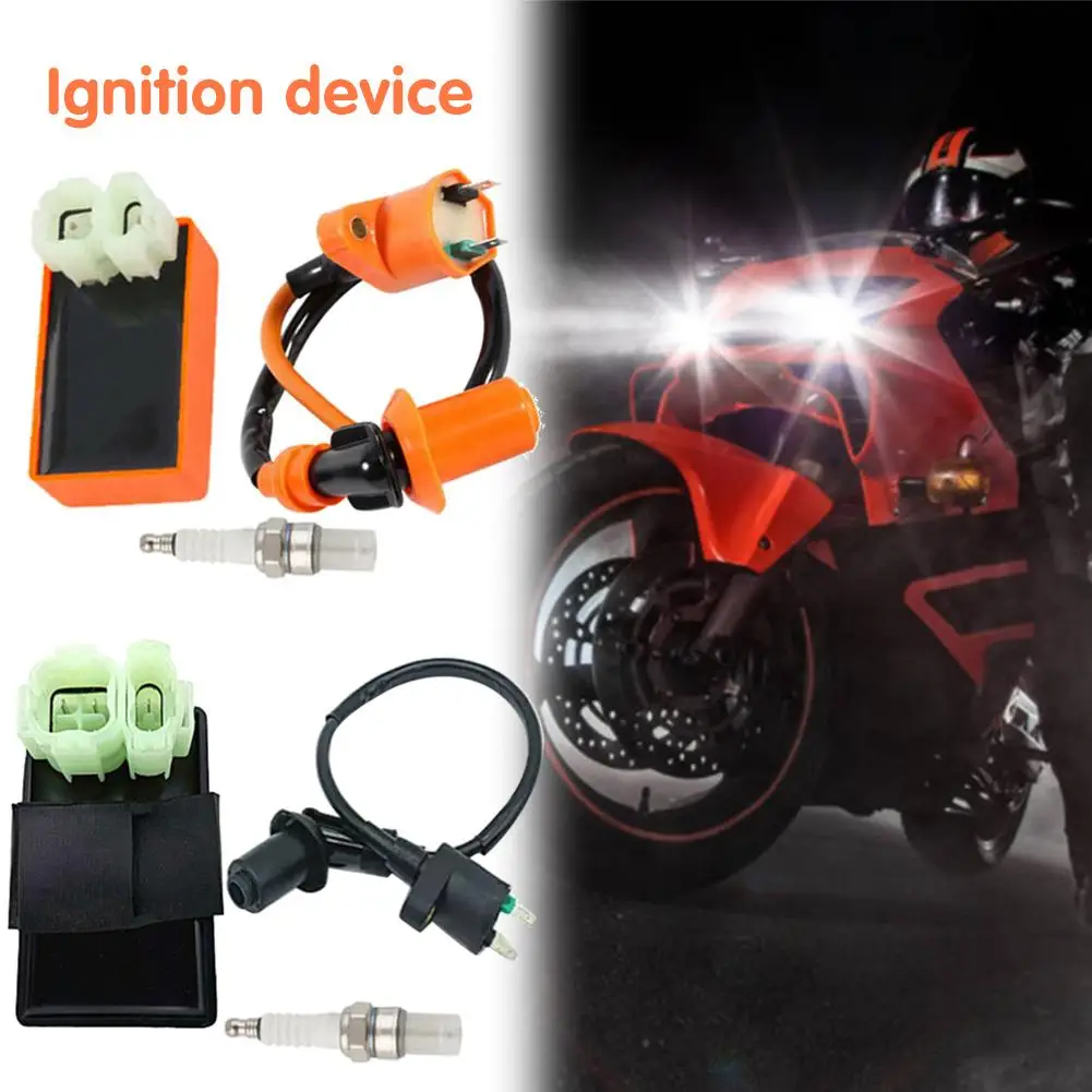 Universal Motorcycle Start CDI Device Orange Modified AC 6 Pin CDI Box ...