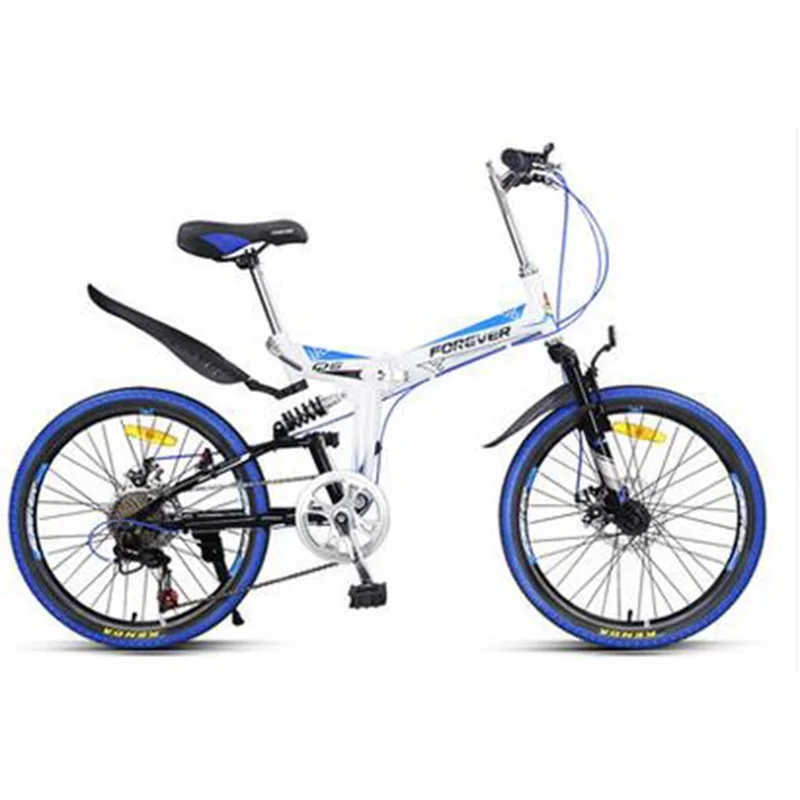 Bicicleta dobrável 22 polegadas, freio a disco duplo de liga de ...
