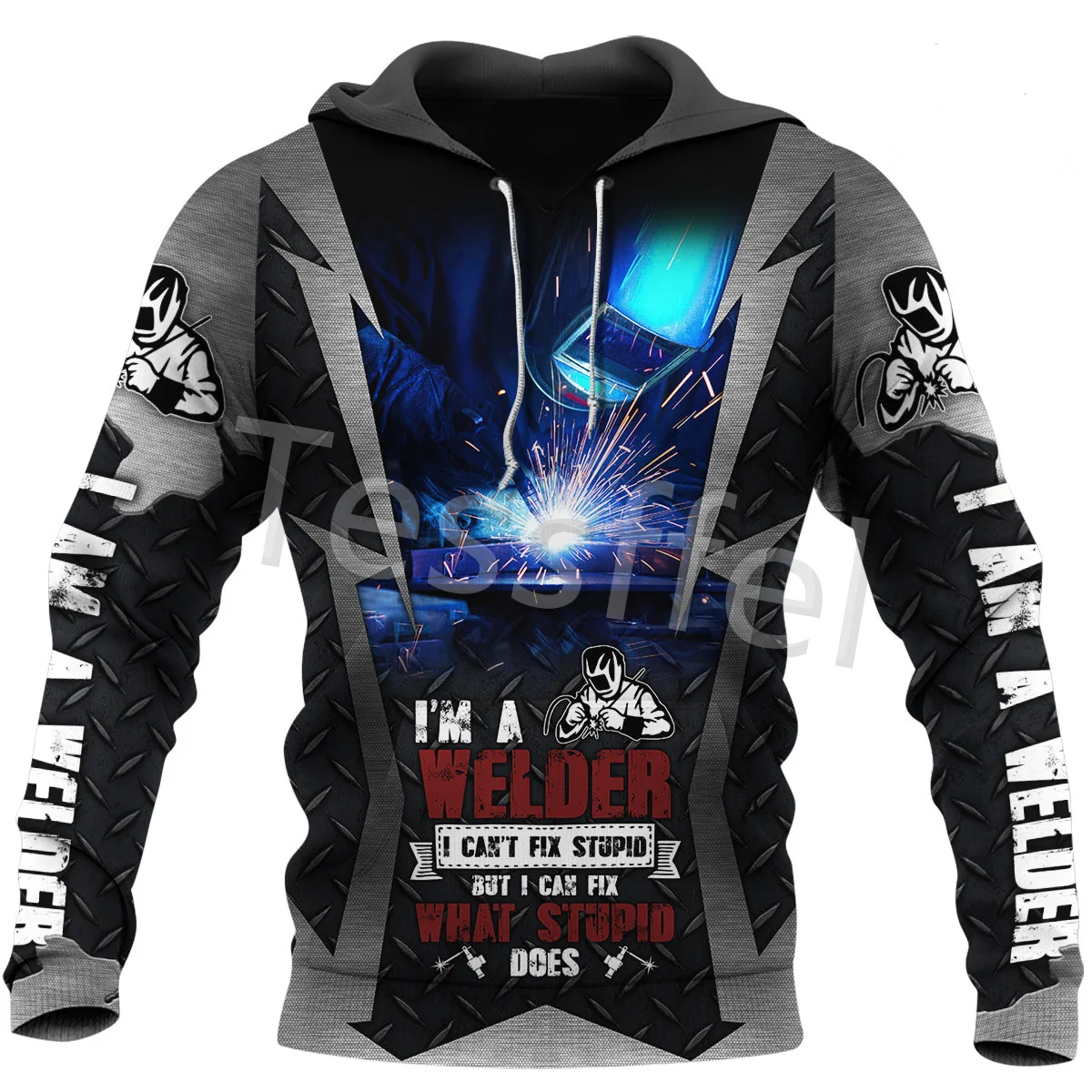 Tessffel Welder Worker Profession 3D Printed NewFashion Men's ...