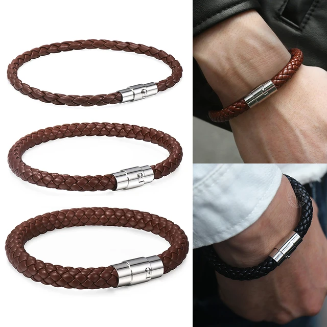 Simple Leather Bracelets For Men
