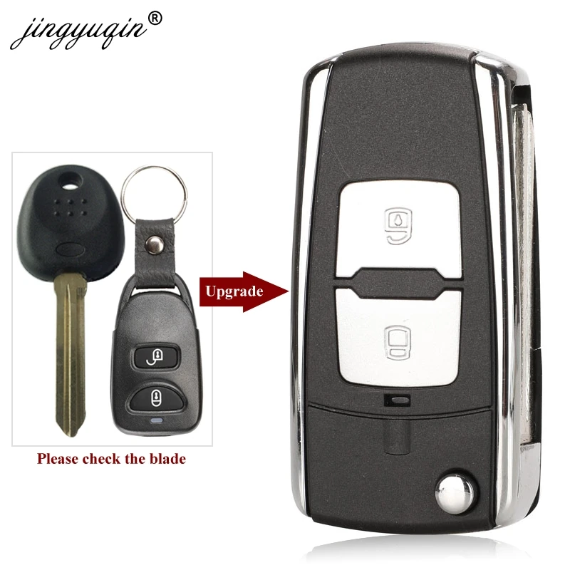 jinyuqin Remote Modified Flip Car Key Case Shell For Hyundai H1 Bus I10 ...