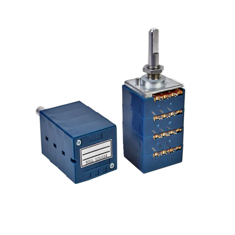 1PCS Japan Alps RK27 Quad Unit 4 Channels Volume Potentiometer 4 gang ...