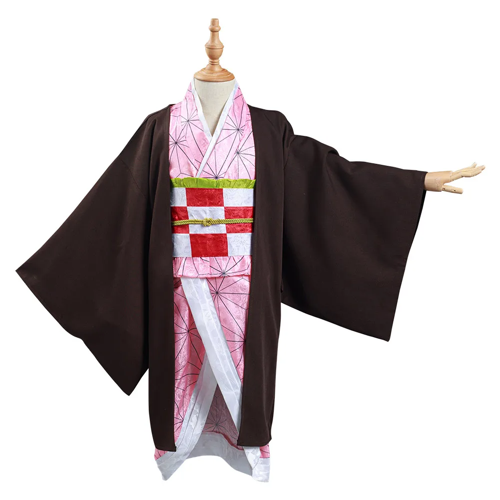 Anime Demon Slayer Kamado Nezuko Cosplay Costume - AllCosplay.com