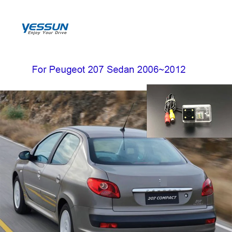 Yessun-rear-view-camera-For-Peugeot-207-Sedan-2006-2012-backup-camera ...