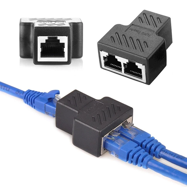 Network Splitter Ethernet Cable To Y Adapter RJ45 CAT5e CAT, 48% OFF