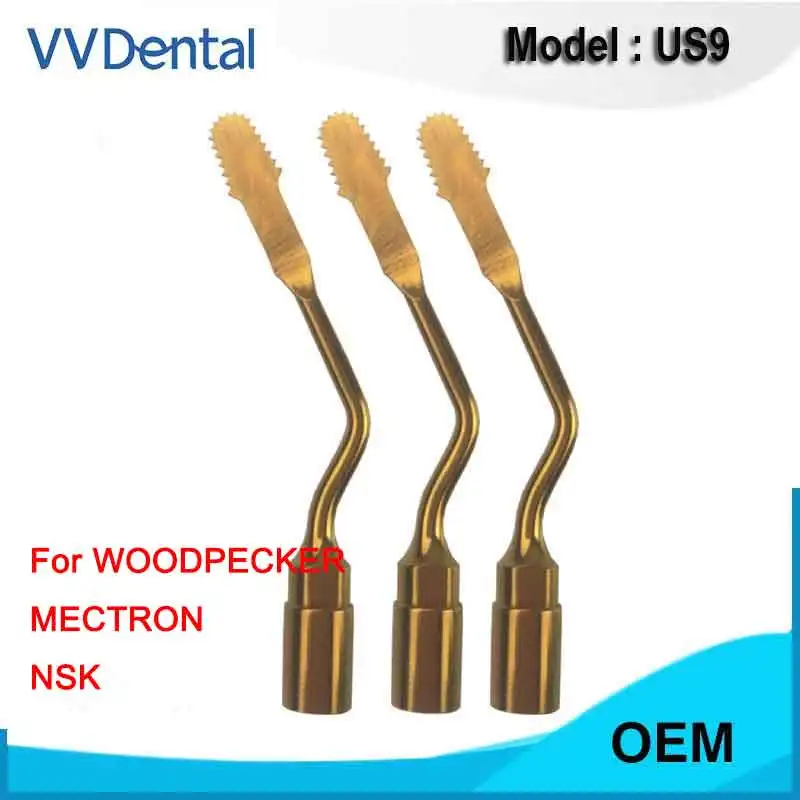 VVDental US9 Scaler Dental Piezo Surgery Tips for WOODPECKER ...