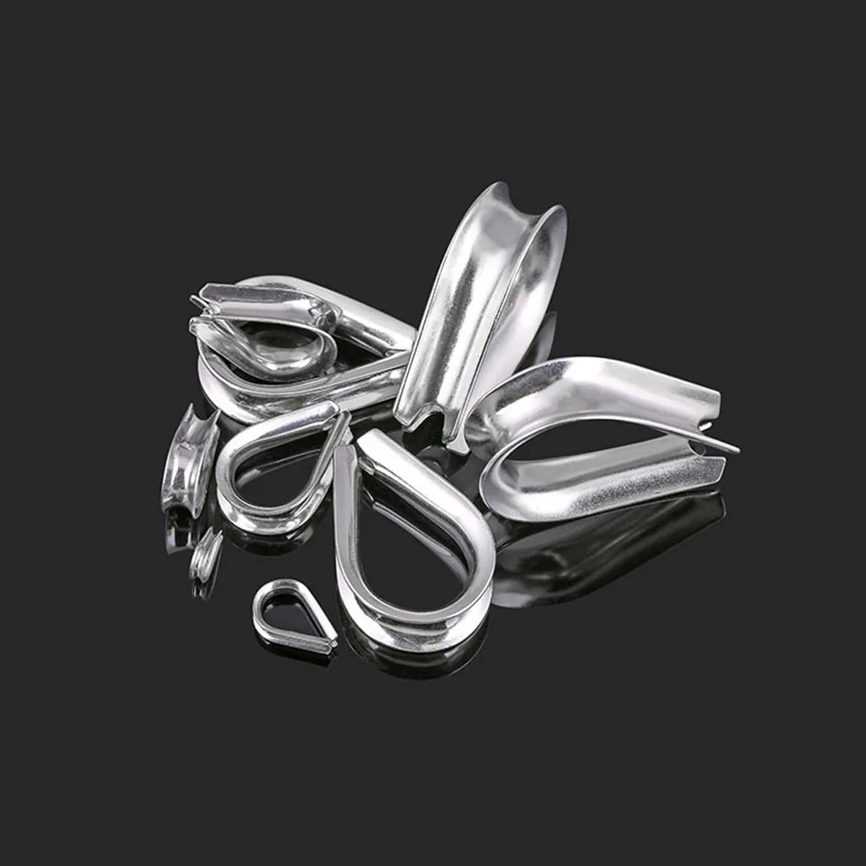 Scaffold Tower Imagine10pcs 304 Stainless Steel Cable Lug Heart Thimble ...