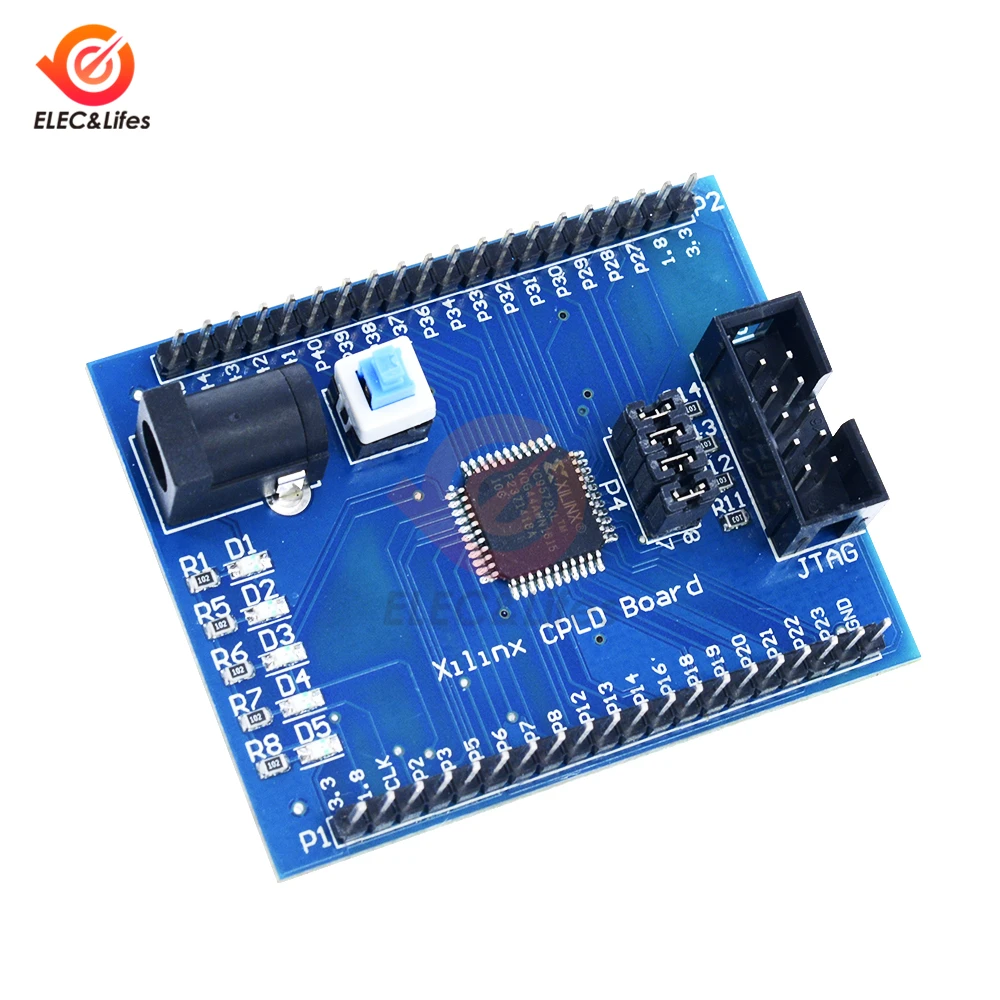 Xilinx Xc9572xl Cpld Development Board Breadboard Learning Board Test ...
