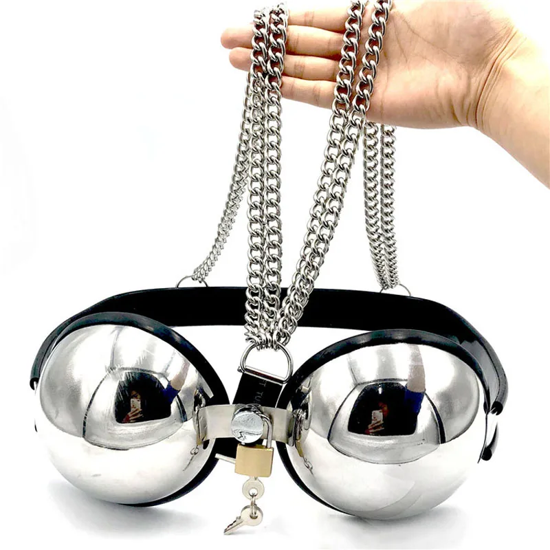 Stainless-Steel-Bra-Metal-Chastity-Belt-Sexy-Lingeries-BDSM-Bondage ...