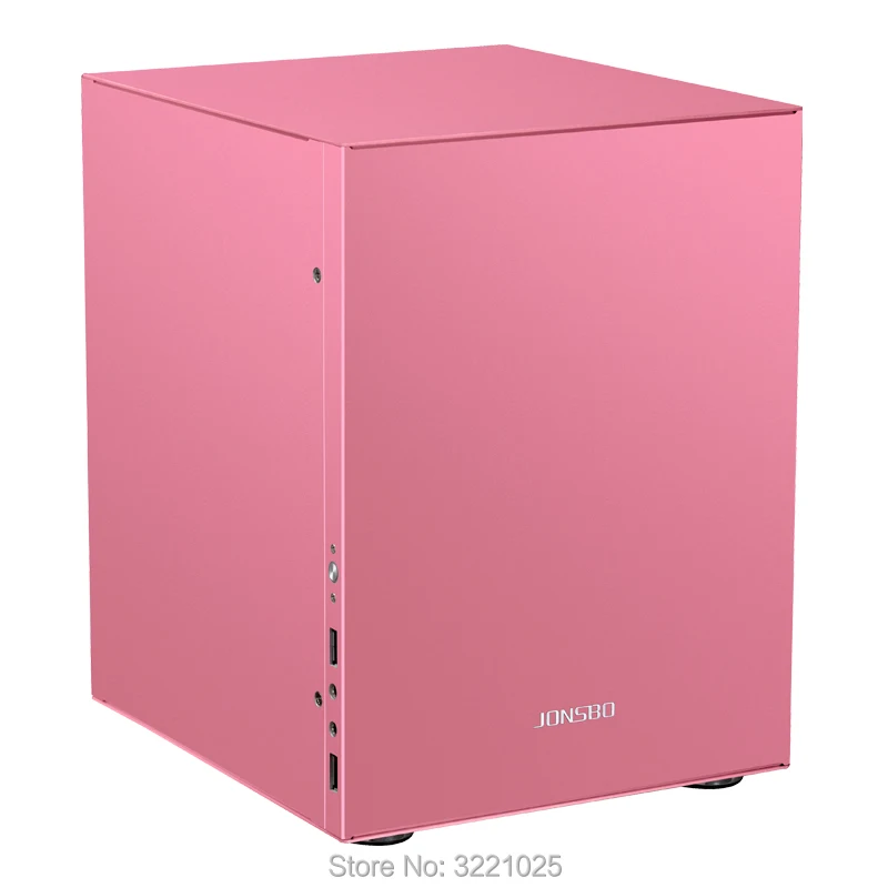 Jonsbo C2 Pink Aluminum Mini Itx Matx Computer Case Usb3.0 Game Small ...