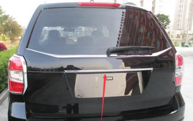 Rear-Door-handle-cover-Trunk-Tailgate-Trim-Sticker-For-SUBARU-FORESTER ...