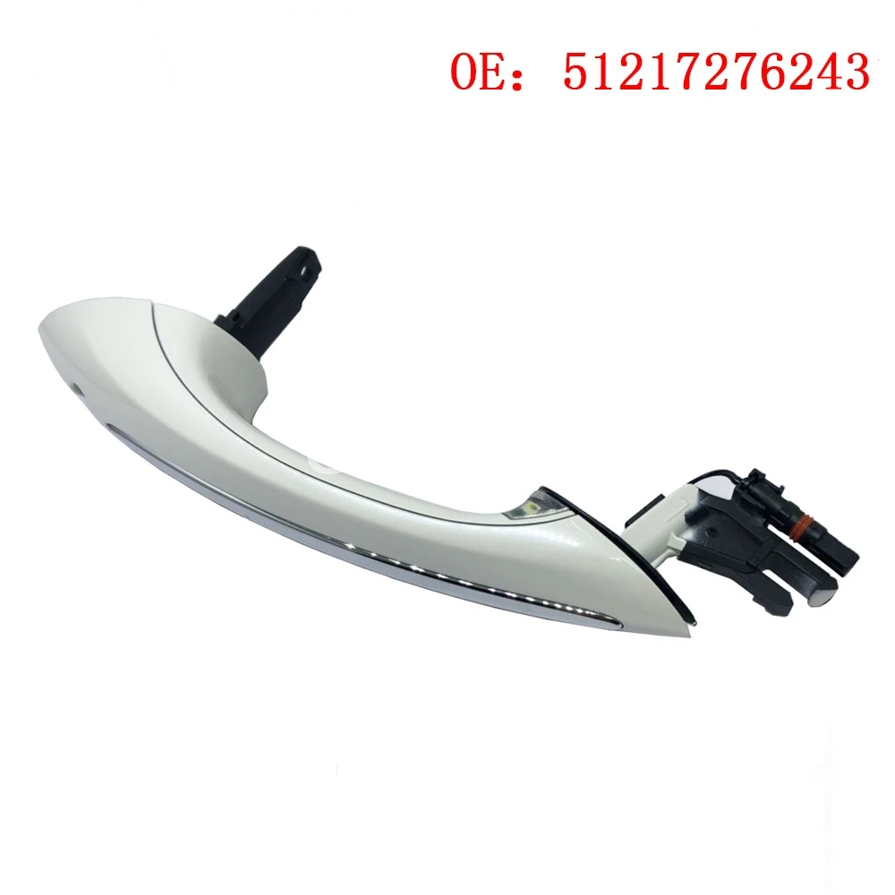 White door handle outside handle front door handle 51217276243 ...