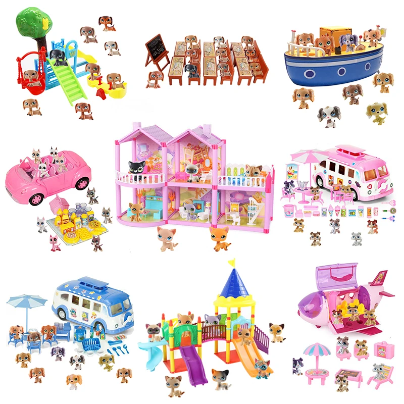 Figuras de acción originales de Little Pet Shop para niños, modelo LPS ...