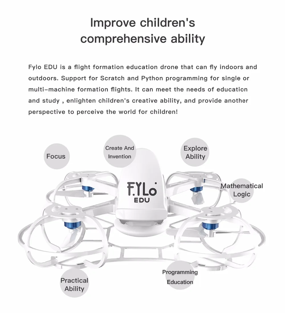 Fylo EDU - Drone Light Show Kit & Drone Swarm Set