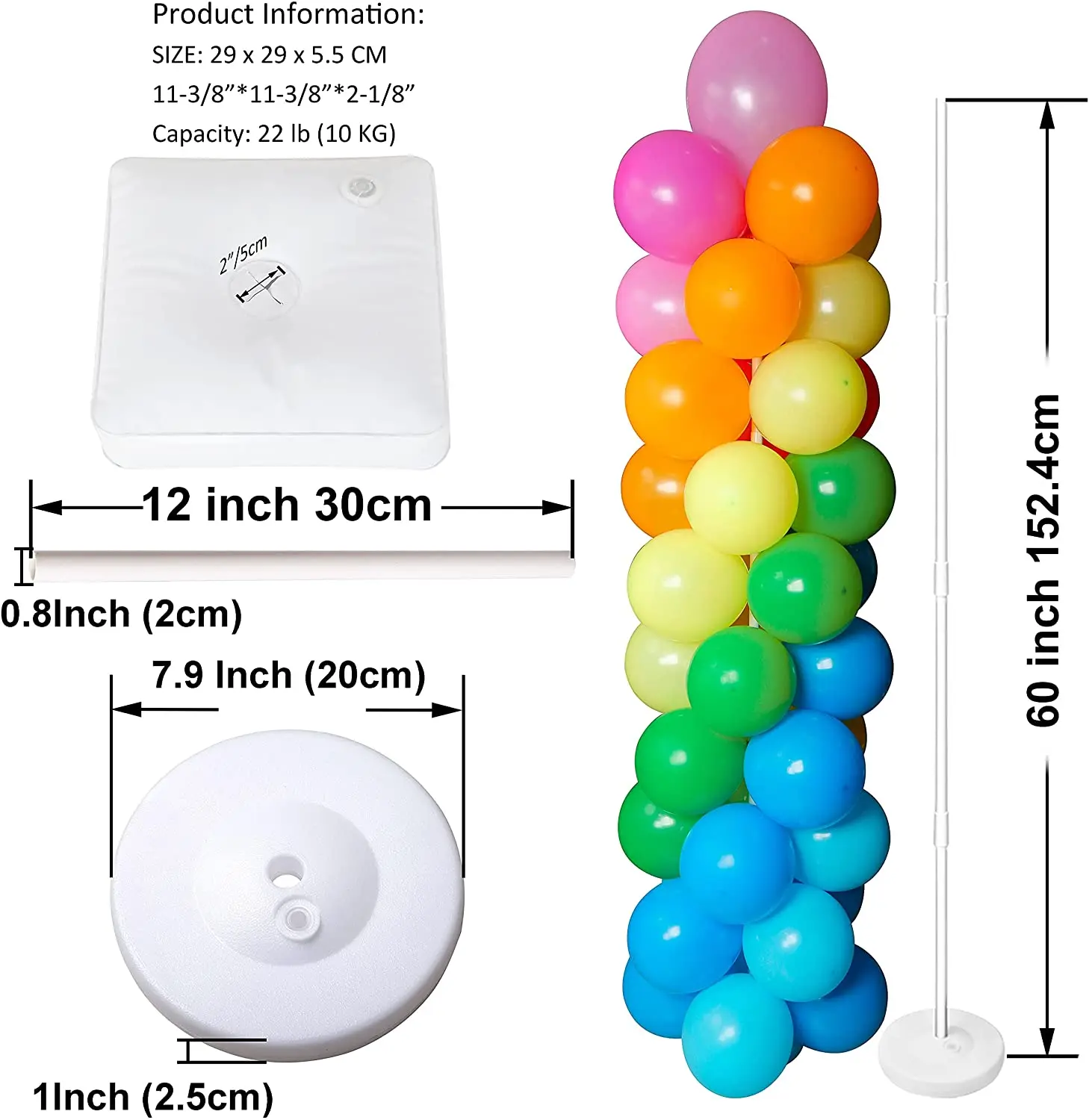 How To Make Balloon Columns Base