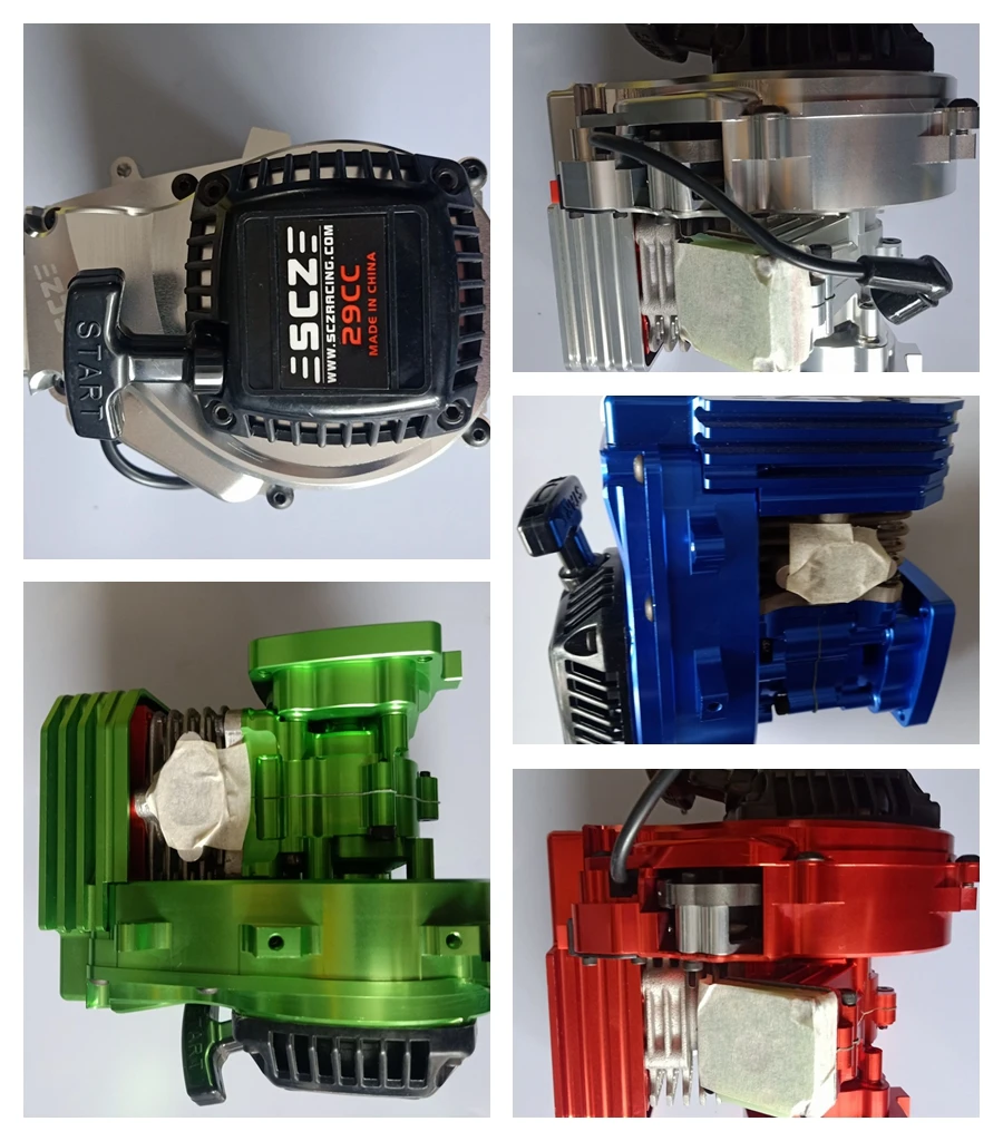 New Version Scz Raing 29cc 9hp Reed Engine For 1/5 Scale Car Baja Losi ...