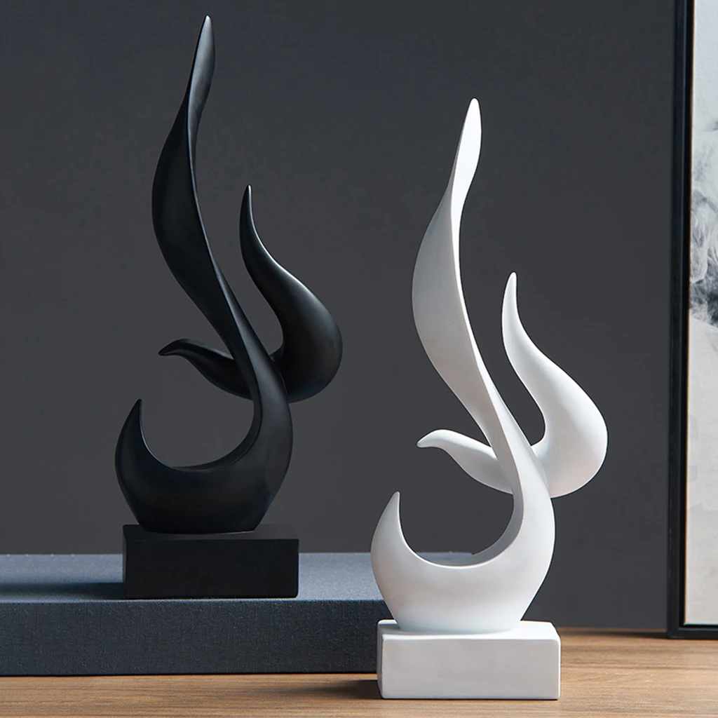 Abstract Sculpture Creative Figurine Living Room Tv Shelf Modern ...